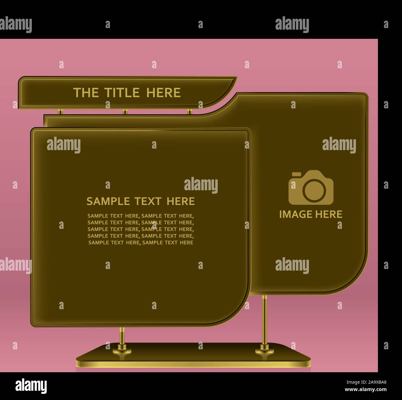 Signboard vector vectors hi-res stock photography and images - Alamy