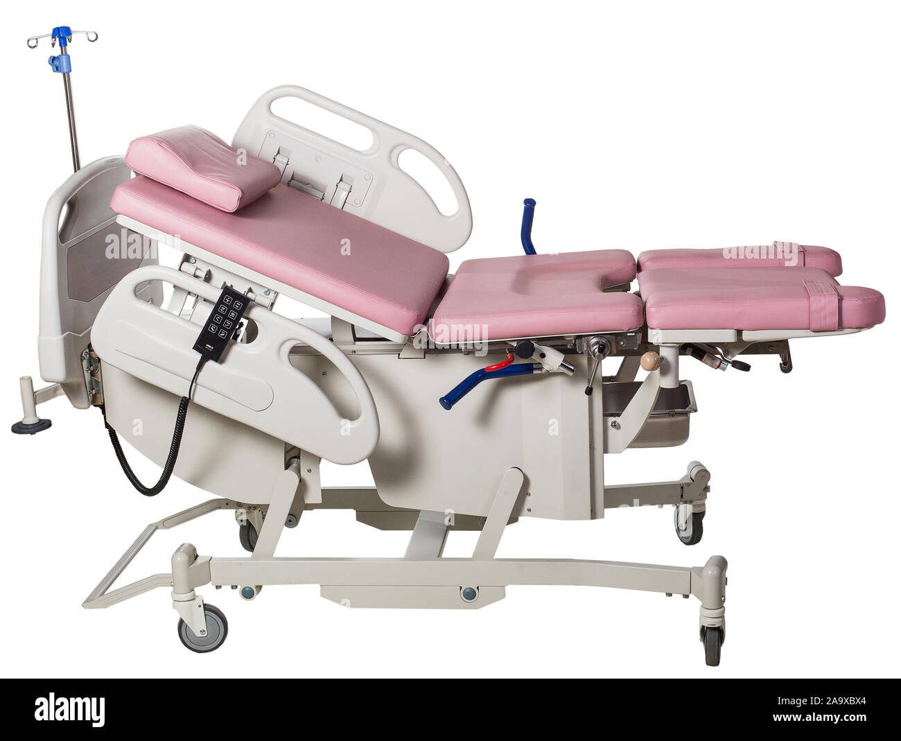 Modern hospital medical equipment - operation bed and diagnostic ...