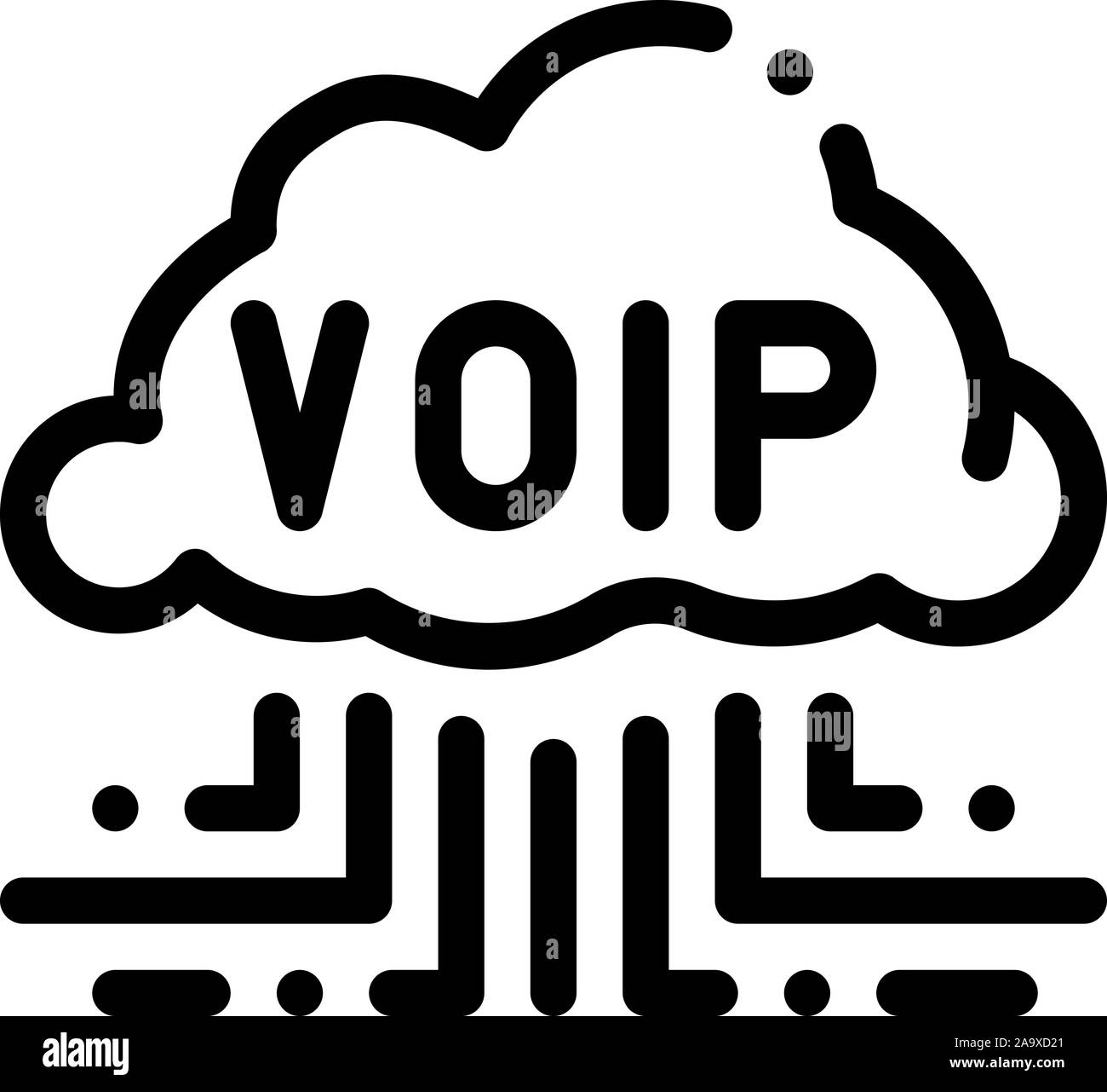 Voip technology Stock Vector Images - Alamy