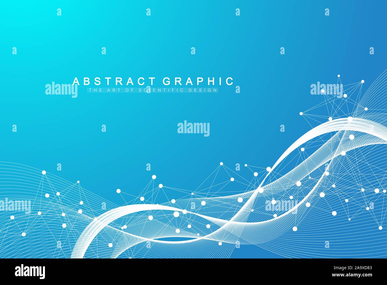 Big Genomic Data Visualization. DNA helix, DNA strand, DNA Test. CRISPR ...