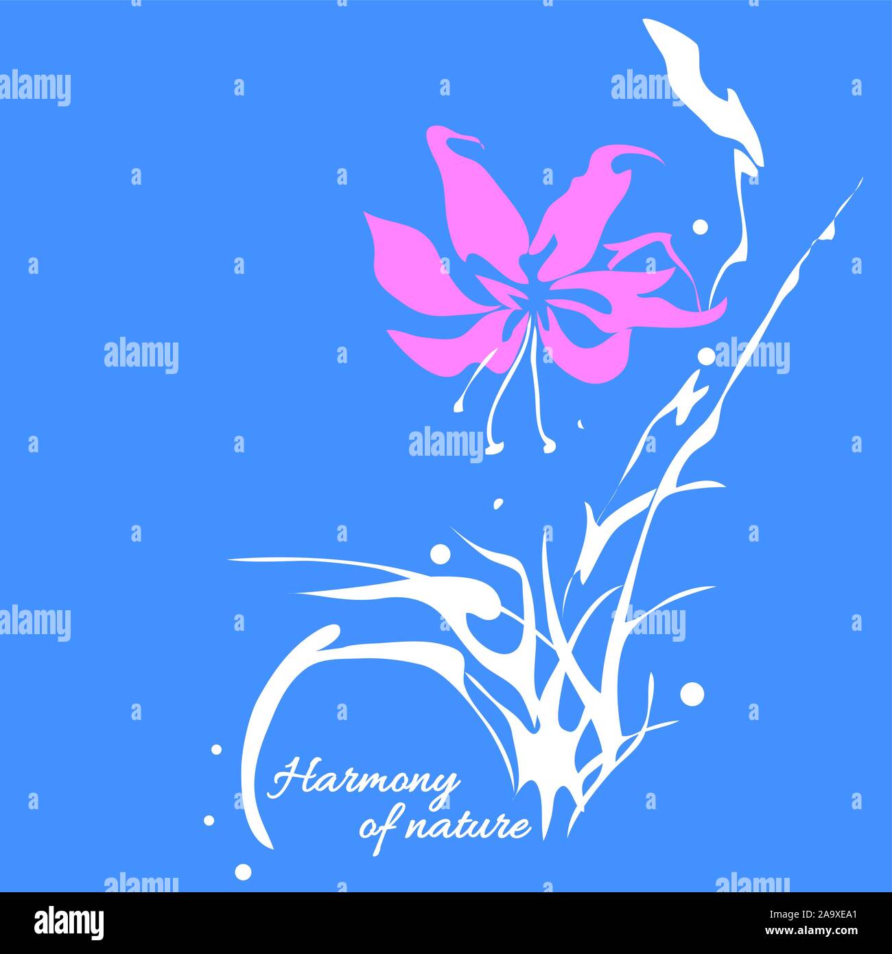 Stylized Lily High Resolution Stock Photography and Images - Alamy