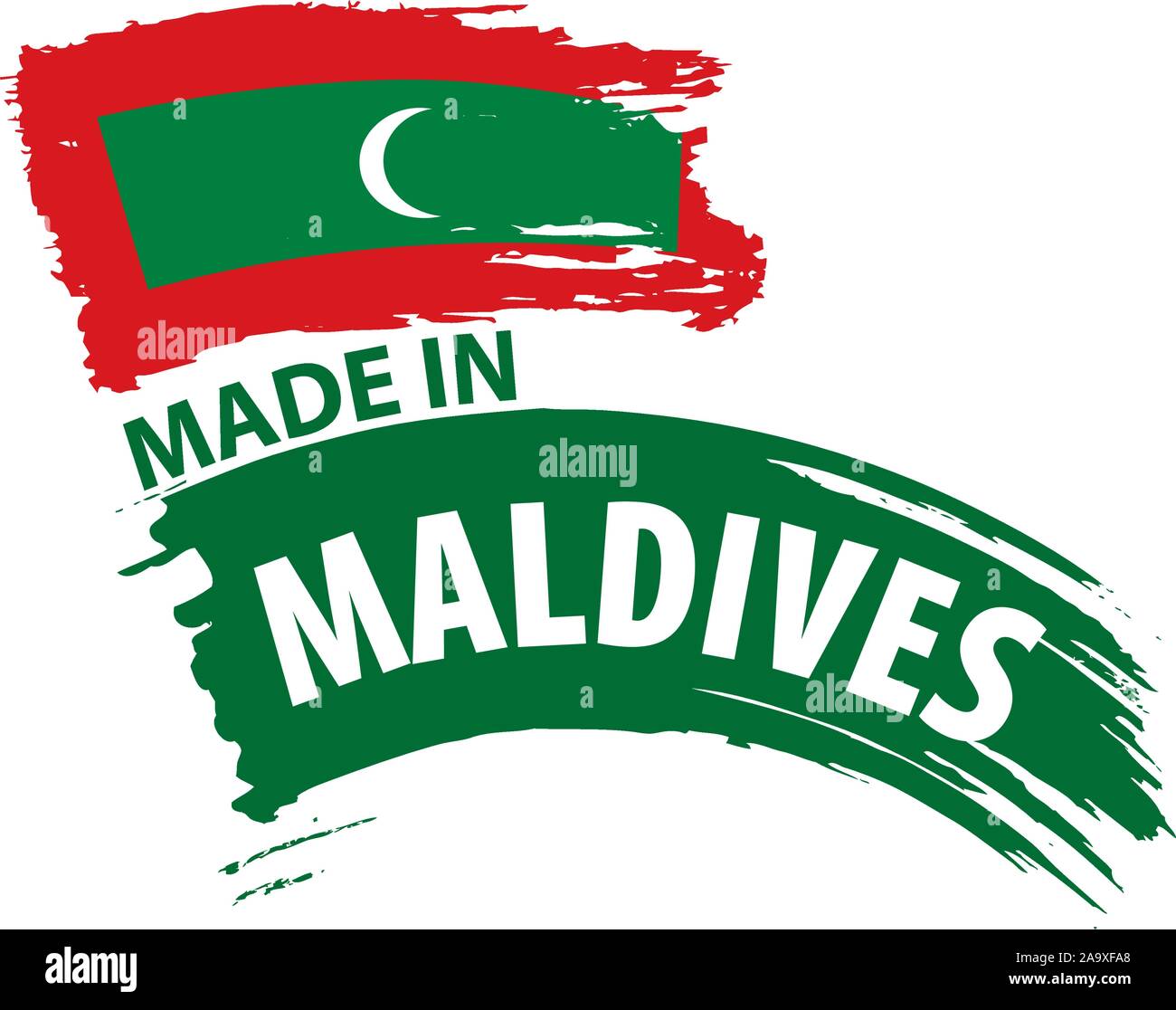 Made in maldives Stock Vector Images - Alamy