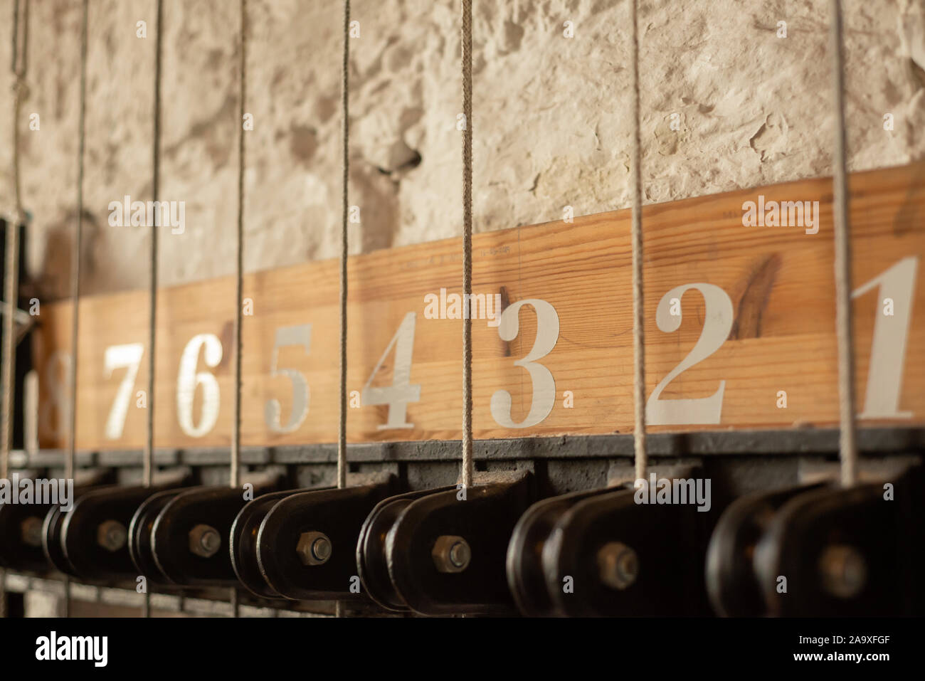 Church Bell Ropes Ringing High Resolution Stock Photography and Images ...