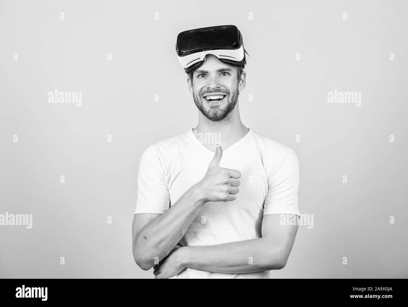 Entertainment and education. Virtual communication. Augmented 3D world ...