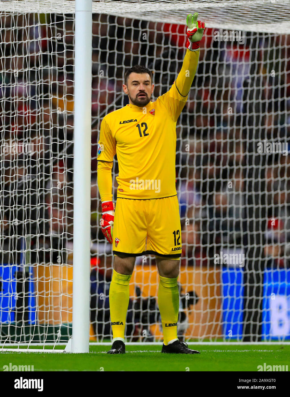 Montenegro goalkeeper Milan Mijatovic Stock Photo - Alamy