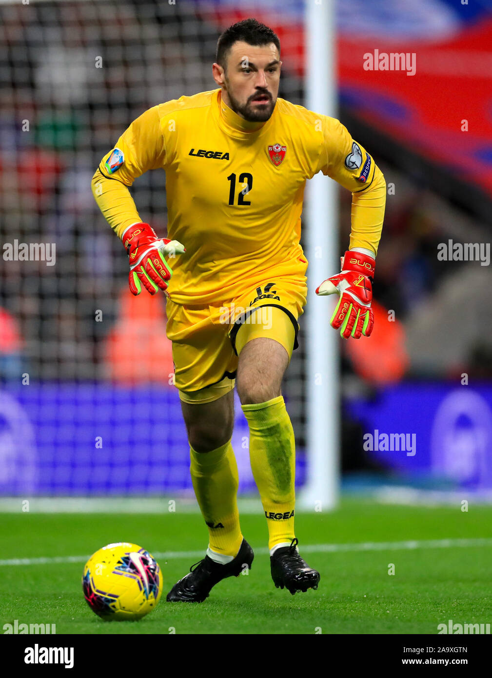 Montenegro goalkeeper Milan Mijatovic Stock Photo - Alamy