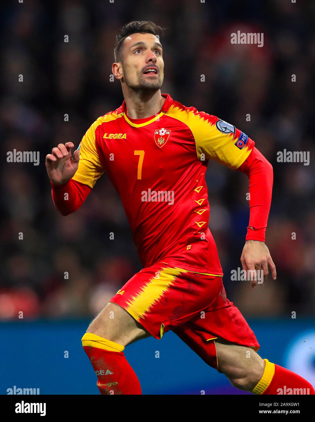 Montenegro's Sead Haksabanovic Stock Photo - Alamy
