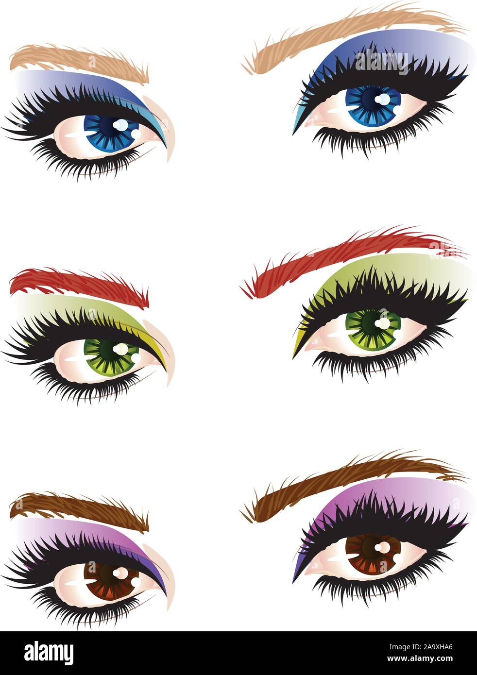 Different eye colors human hi-res stock photography and images - Alamy