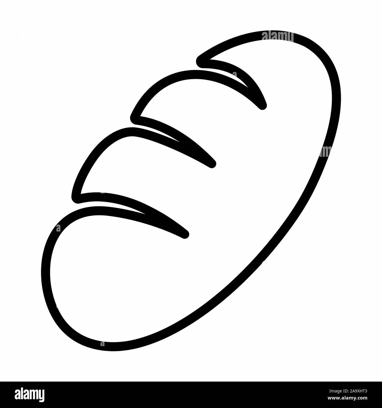 Bread icon illustration Stock Vector Image & Art - Alamy