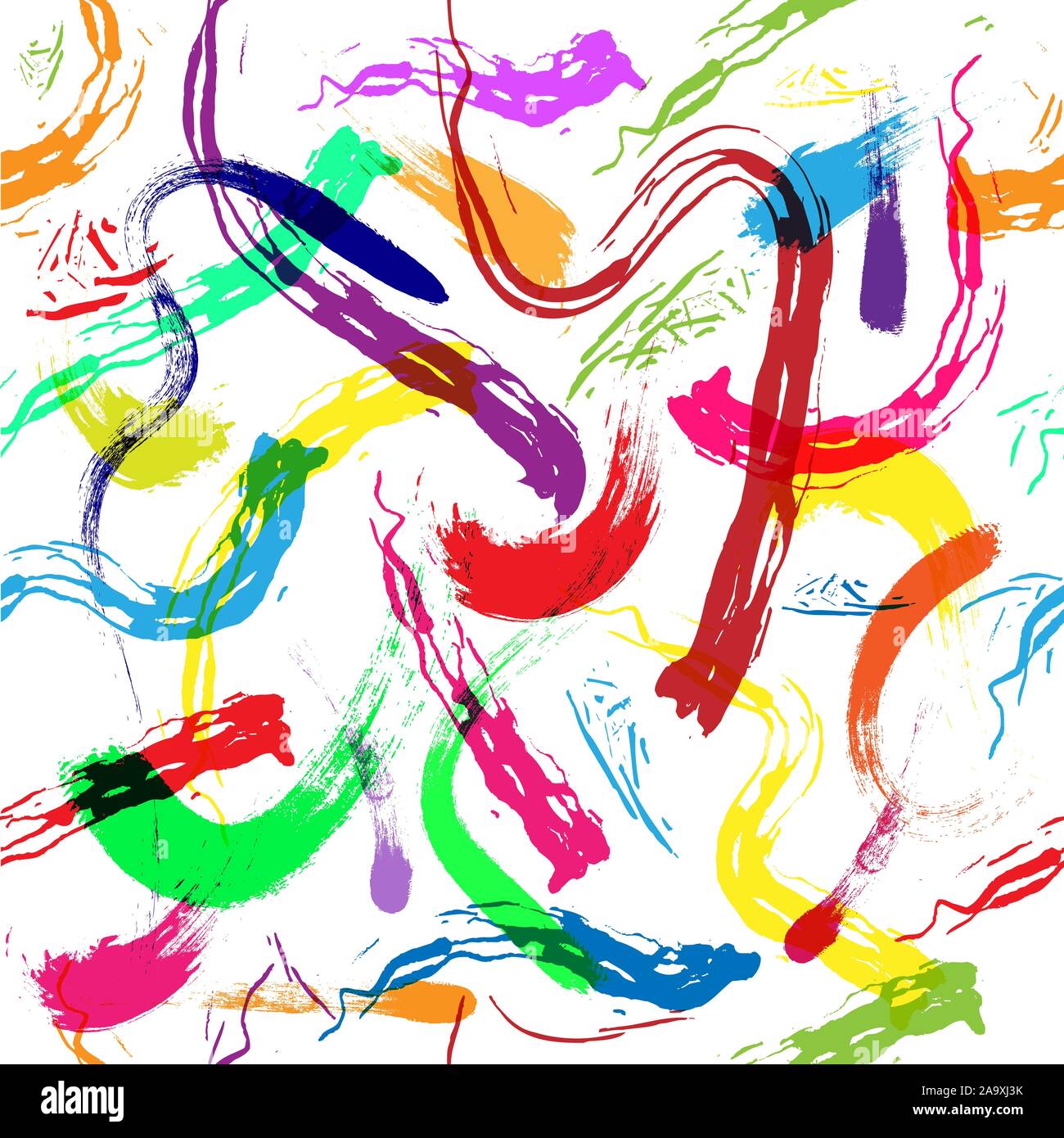 Seamless abstract background with dabs of colored paint. Solution for ...