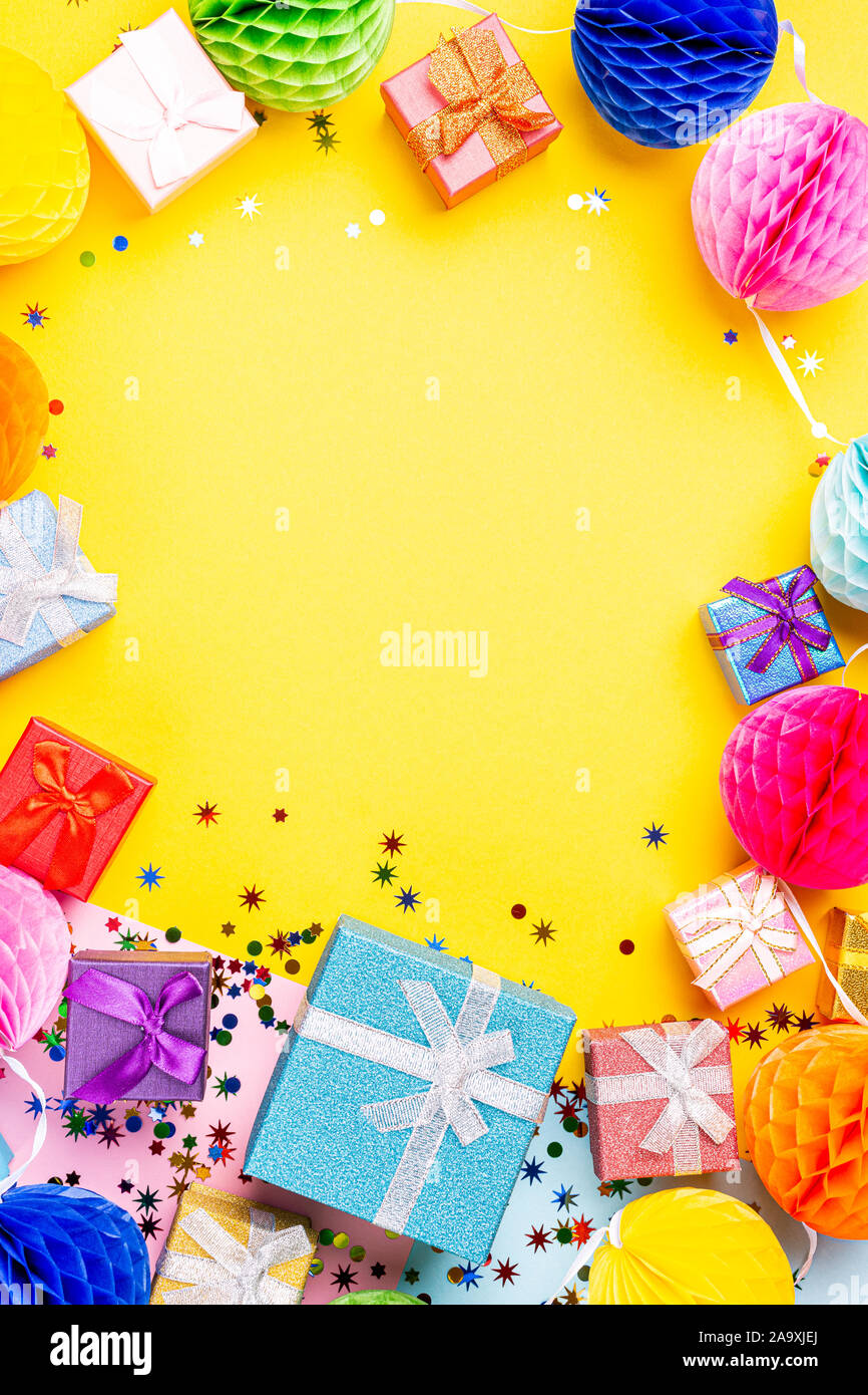 Holiday frame composition Stock Photo - Alamy