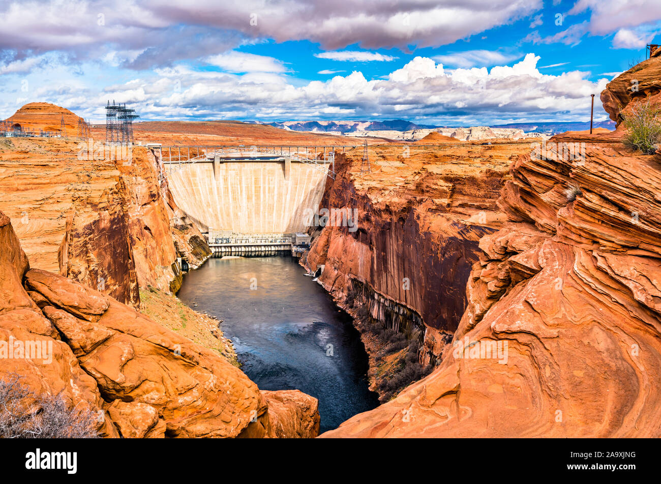 Glen canyon dam construction hi-res stock photography and images - Alamy