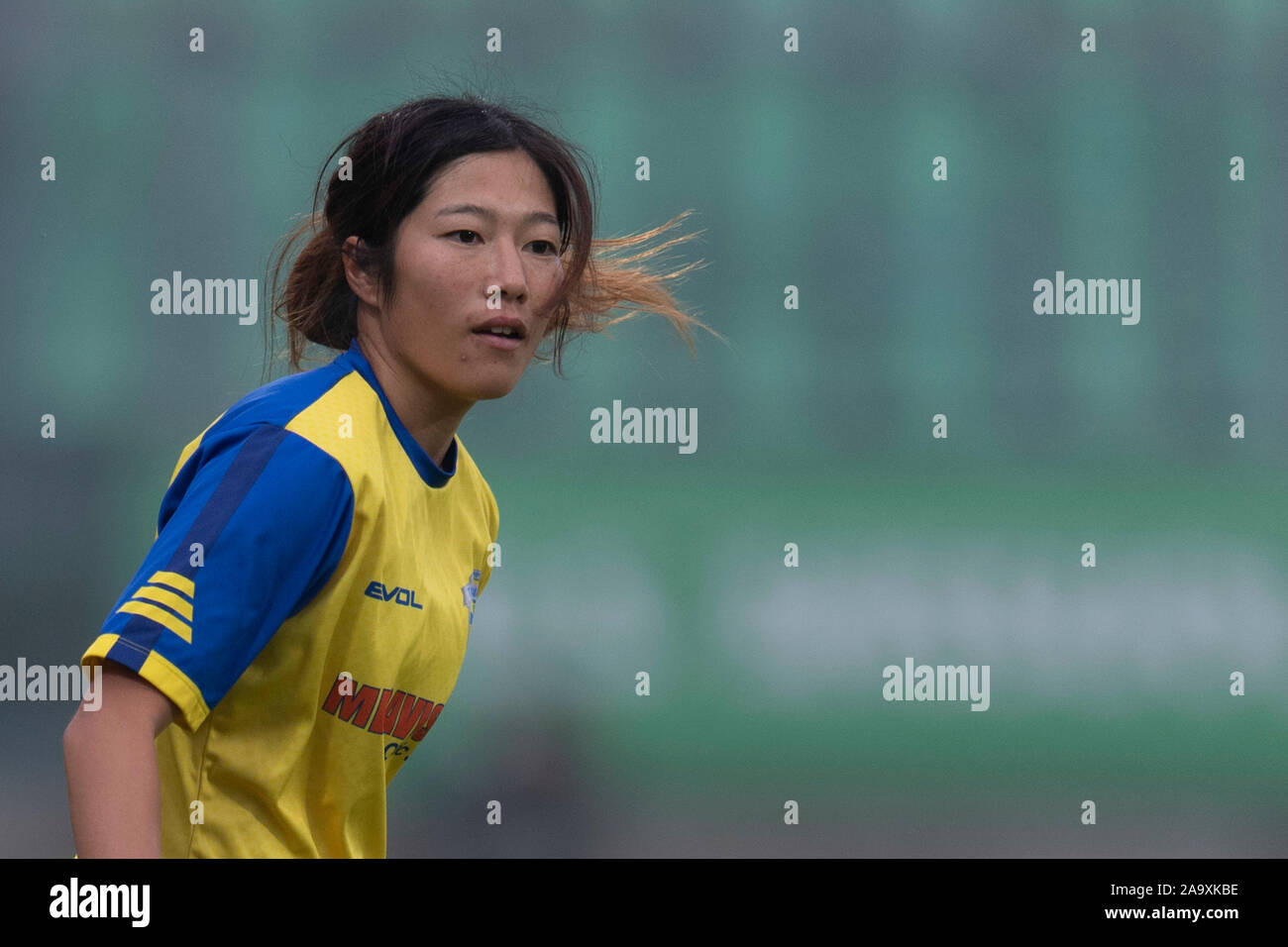 Mizuho Kato (UPC Tavagnacco) during the Italian omen Serie A" match between Sassuolo Womens 2-0 ...