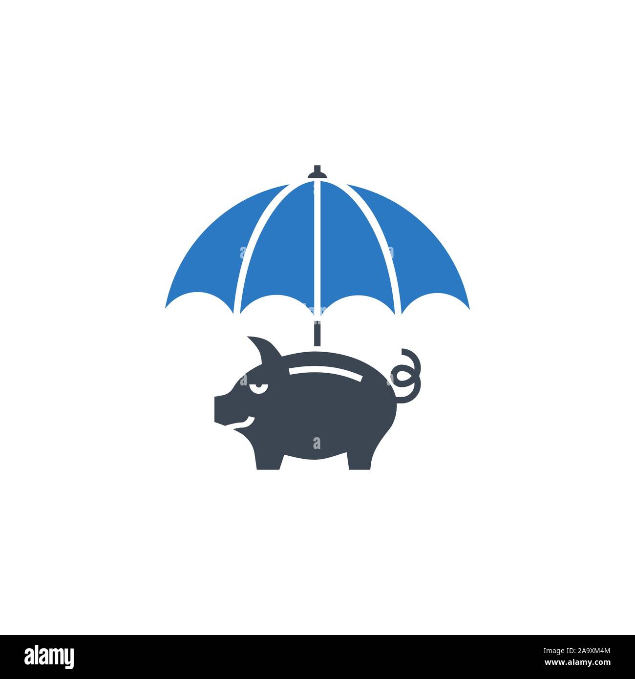 Funds protection logo design Stock Vector Images - Alamy