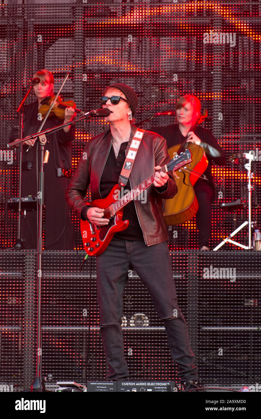 A-HA in concert Stock Photo - Alamy