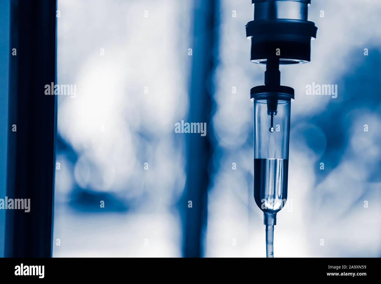 Set iv fluid intravenous drop saline drip hospital room,Medical Concept ...