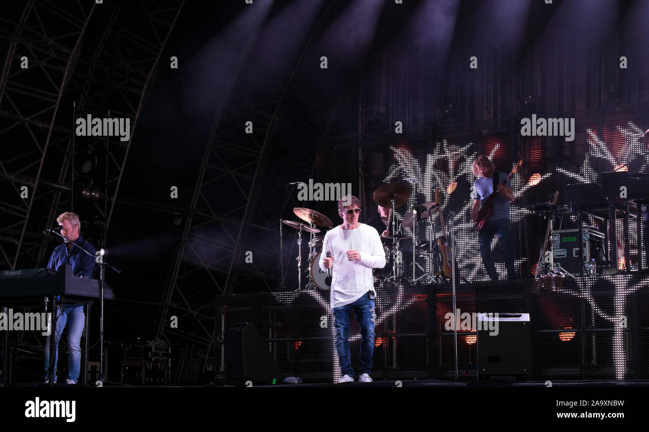 A-HA in concert Stock Photo - Alamy