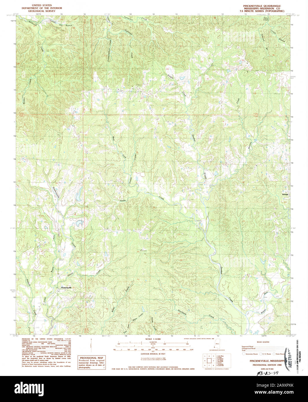 Map of pinckneyville Cut Out Stock Images & Pictures - Alamy