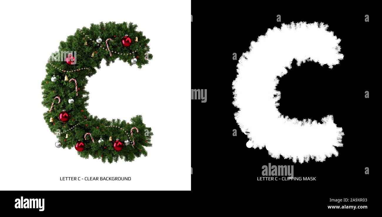 Typography font c with tree hi-res stock photography and images - Alamy