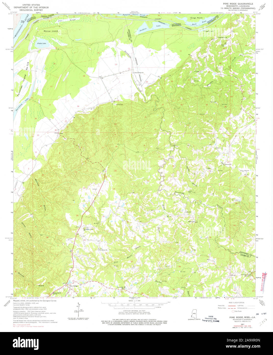 Pine ridge map hi-res stock photography and images - Alamy