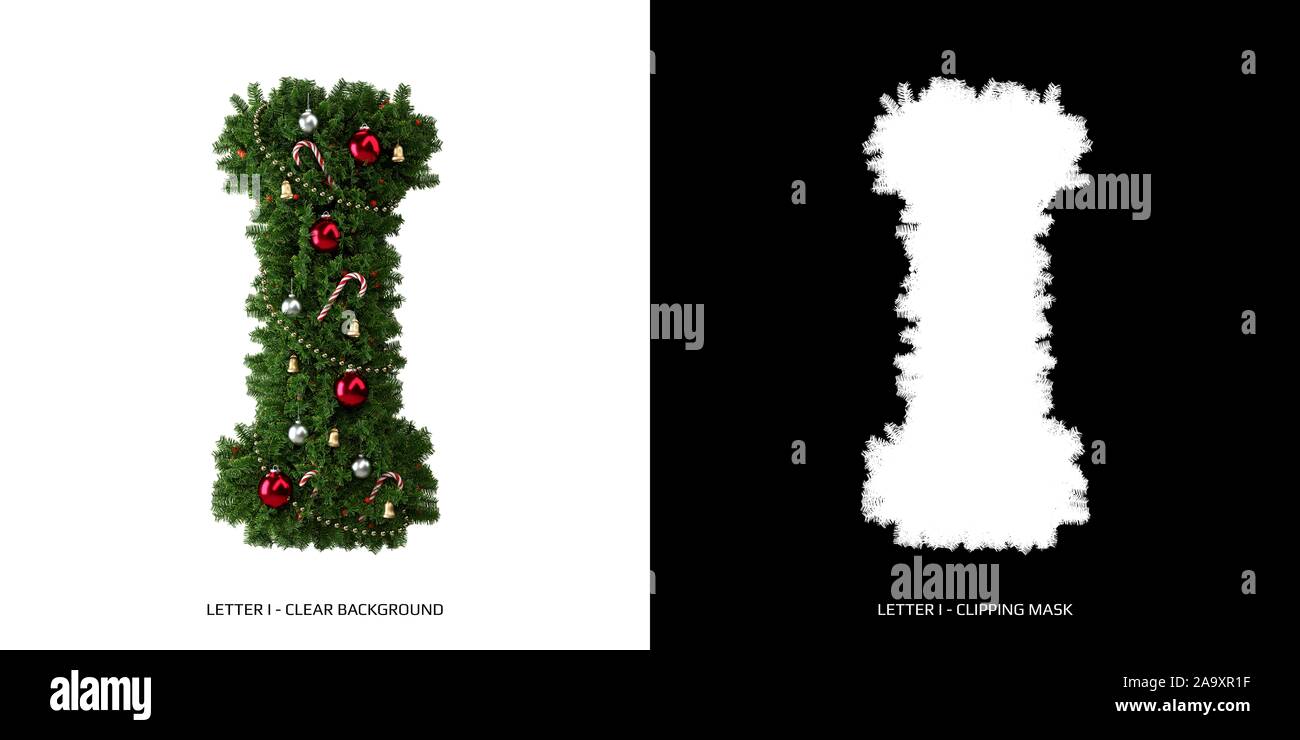 Christmas alphabet letter i hi-res stock photography and images - Alamy
