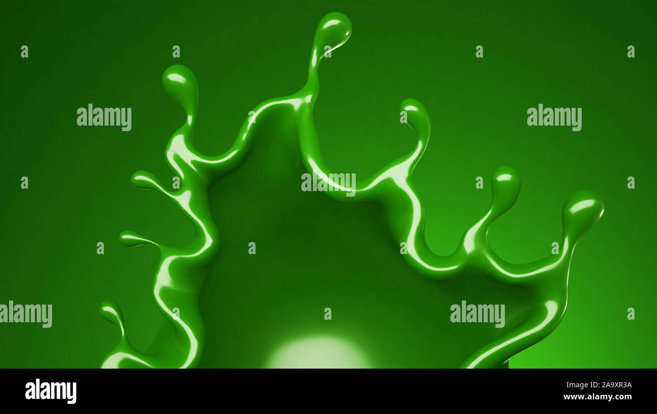 Splash of paint. 3d rendering, 3d illustration Stock Photo - Alamy