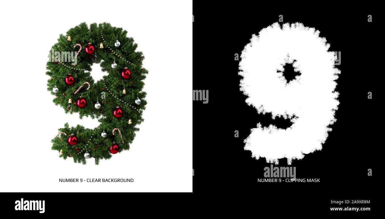 Nine red christmas balls hi-res stock photography and images - Alamy