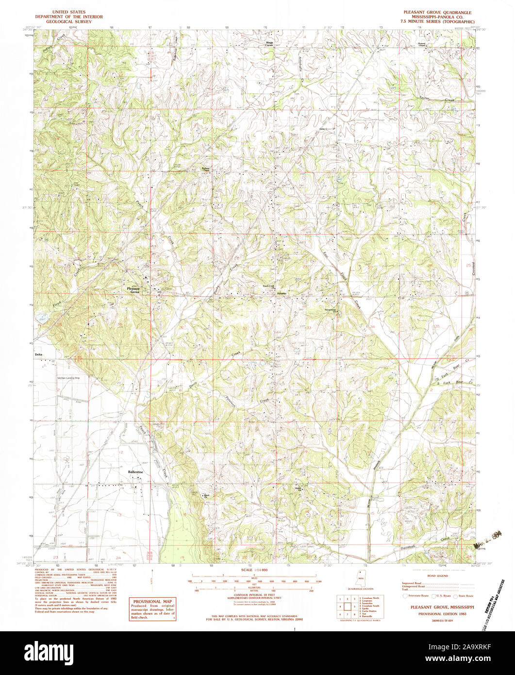 Map of pleasant grove hi-res stock photography and images - Alamy