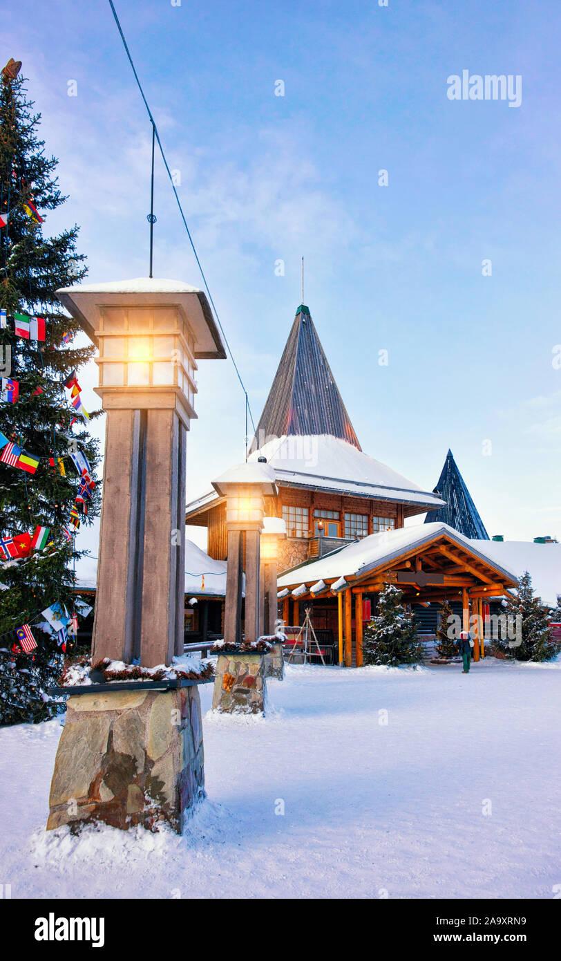 Santa claus office at the arctic circle hi-res stock photography and ...