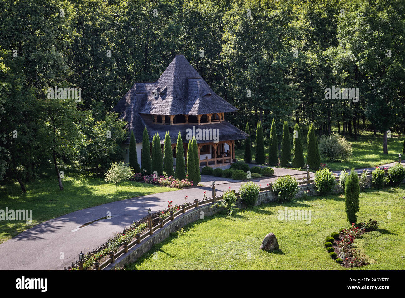 Sapanta-Peri Monastery located in Livada Dendrological Park in Sapanta ...