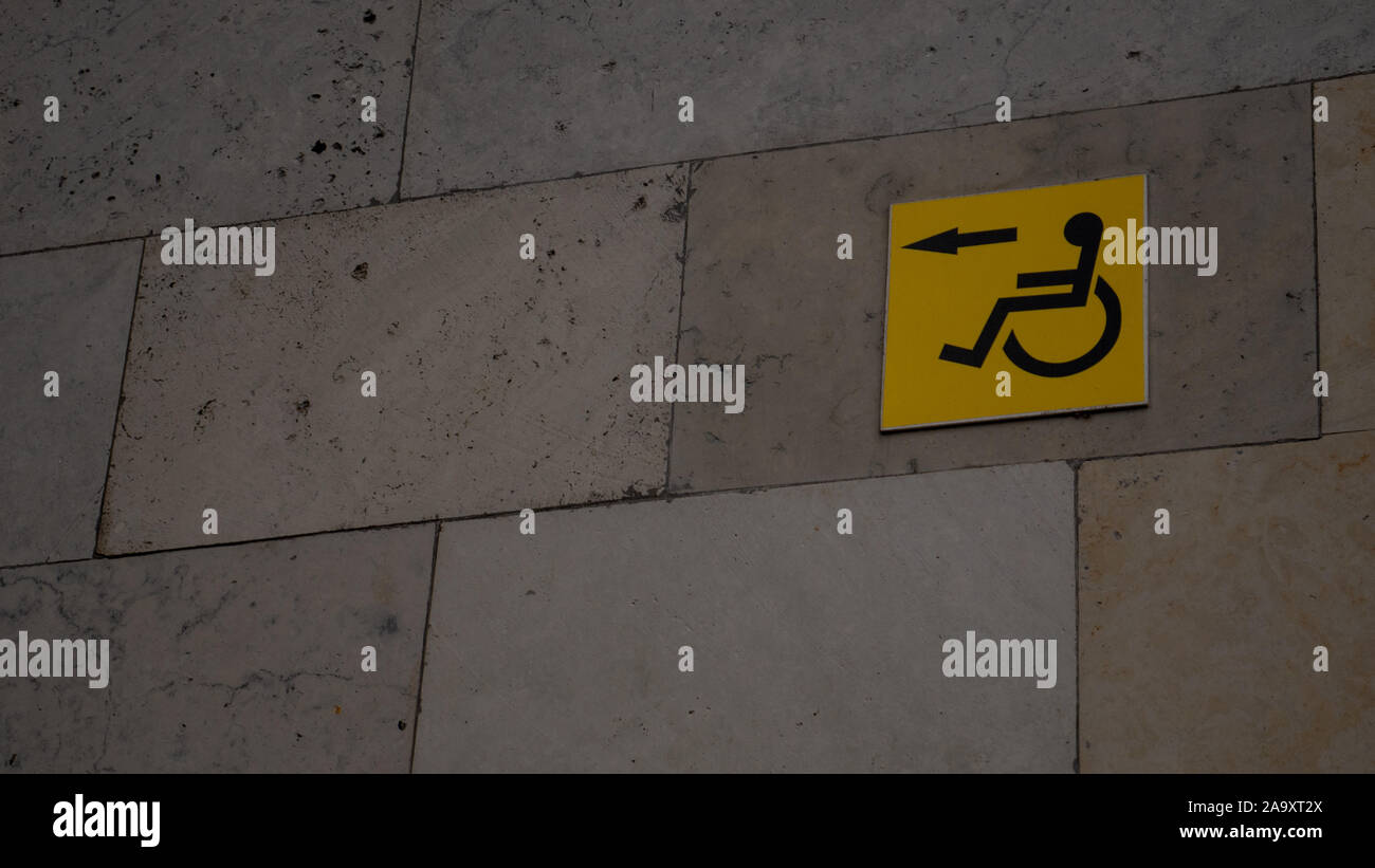 Disabled sticker hi-res stock photography and images - Alamy