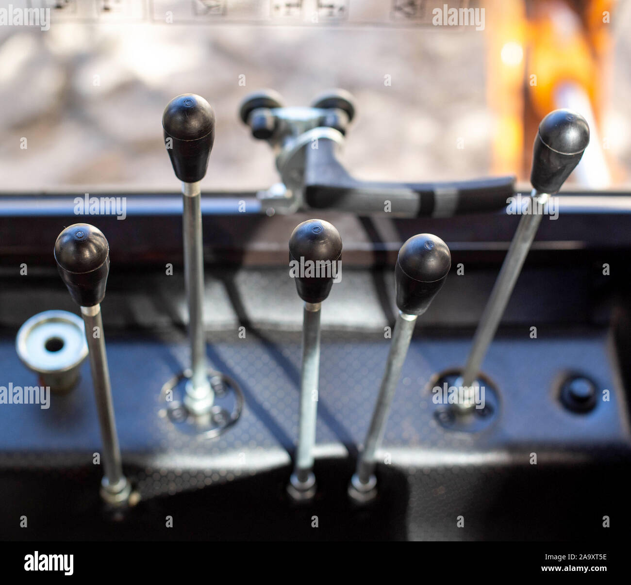 Excavator controls hi-res stock photography and images - Alamy