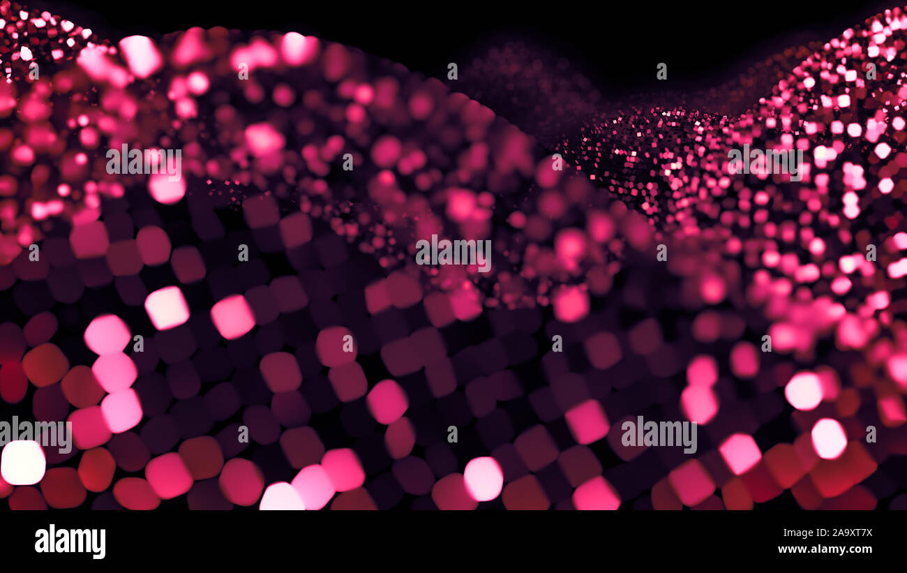 Pink glitter background. 3d rendering, 3d illustration Stock Photo - Alamy