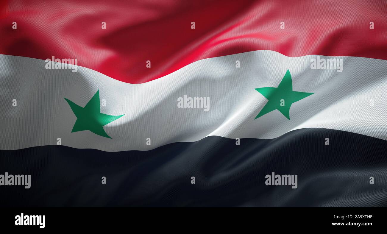 Syria flag background hi-res stock photography and images - Alamy