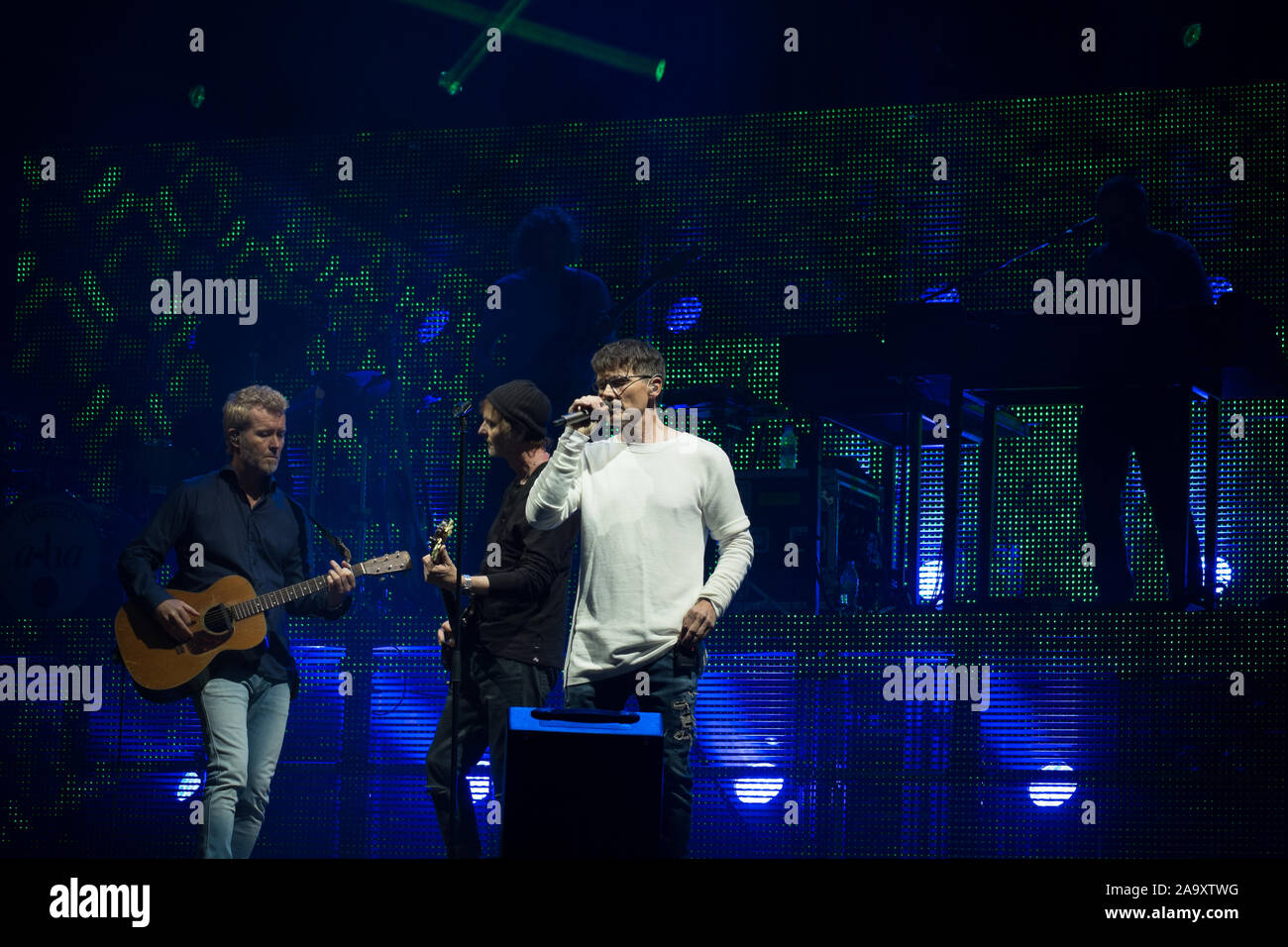 A-HA in concert Stock Photo - Alamy