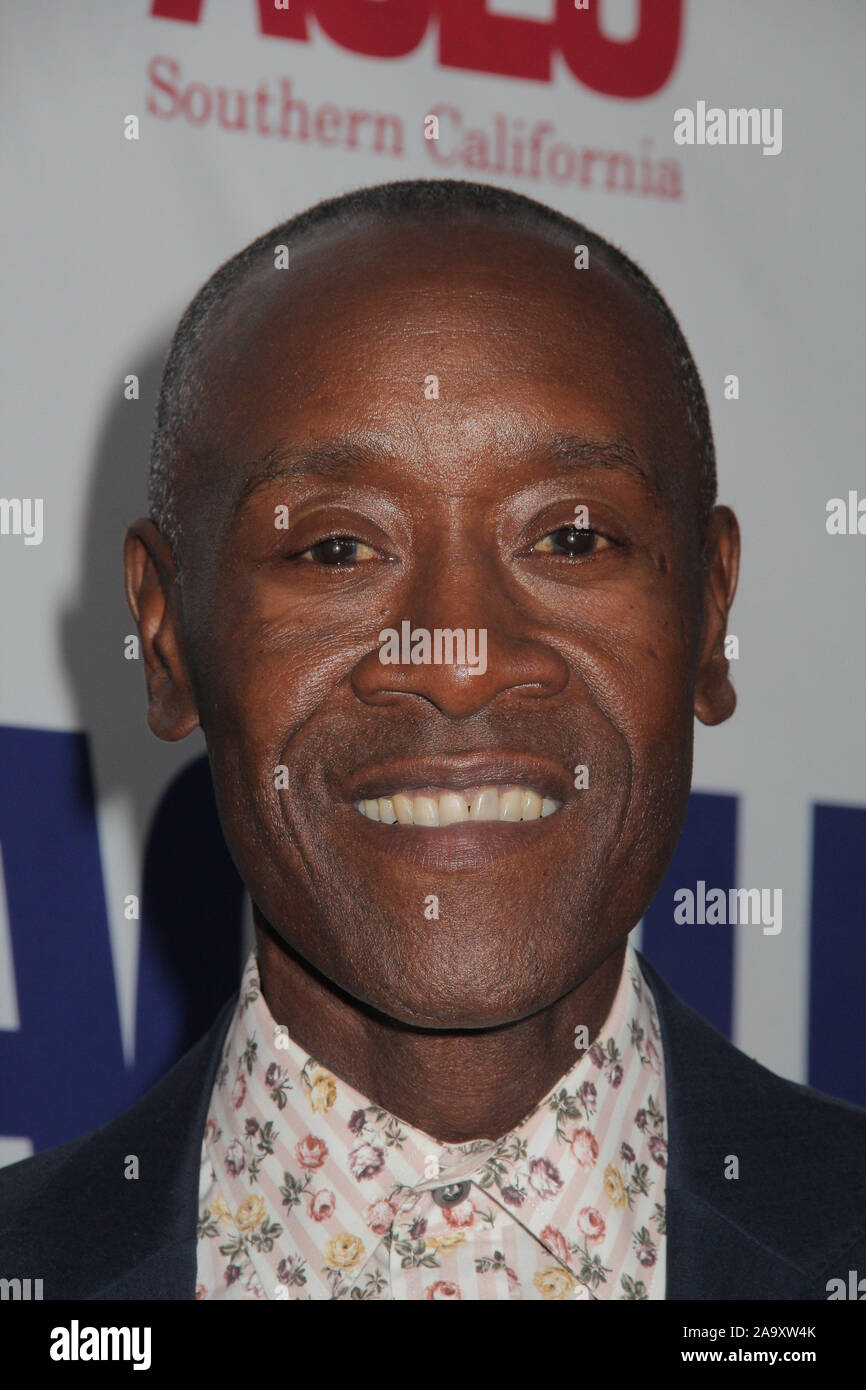 Los Angeles, USA. 17th Nov, 2019. Don Cheadle 11/17/2019 ACLU SoCal's ...
