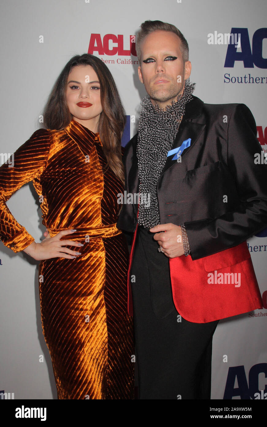 Los Angeles, USA. 17th Nov, 2019. Selena Gomez, Justin Tranter 11/17 ...