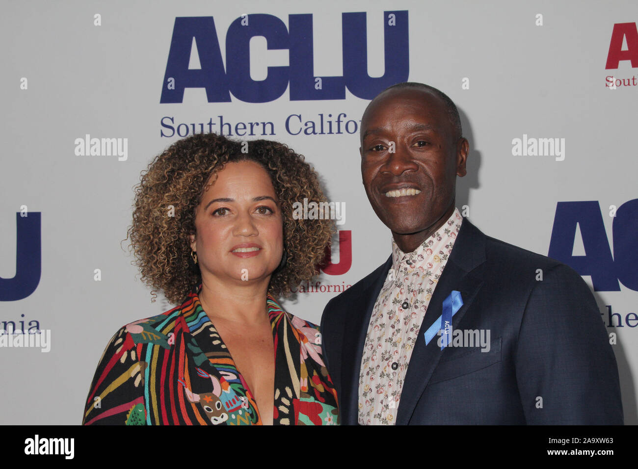 Los Angeles, USA. 17th Nov, 2019. Bridgid Coulter, Don Cheadle 11/17 ...