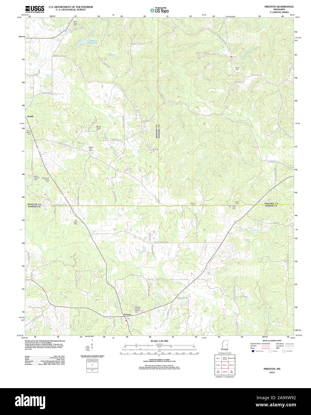 Preston map Cut Out Stock Images & Pictures - Alamy