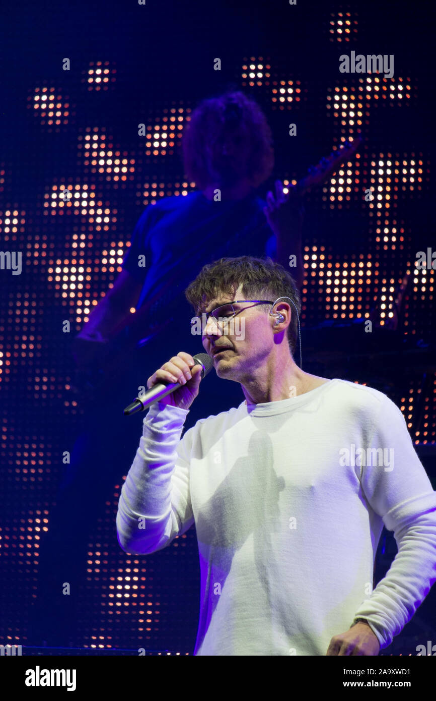 A-HA in concert Stock Photo - Alamy