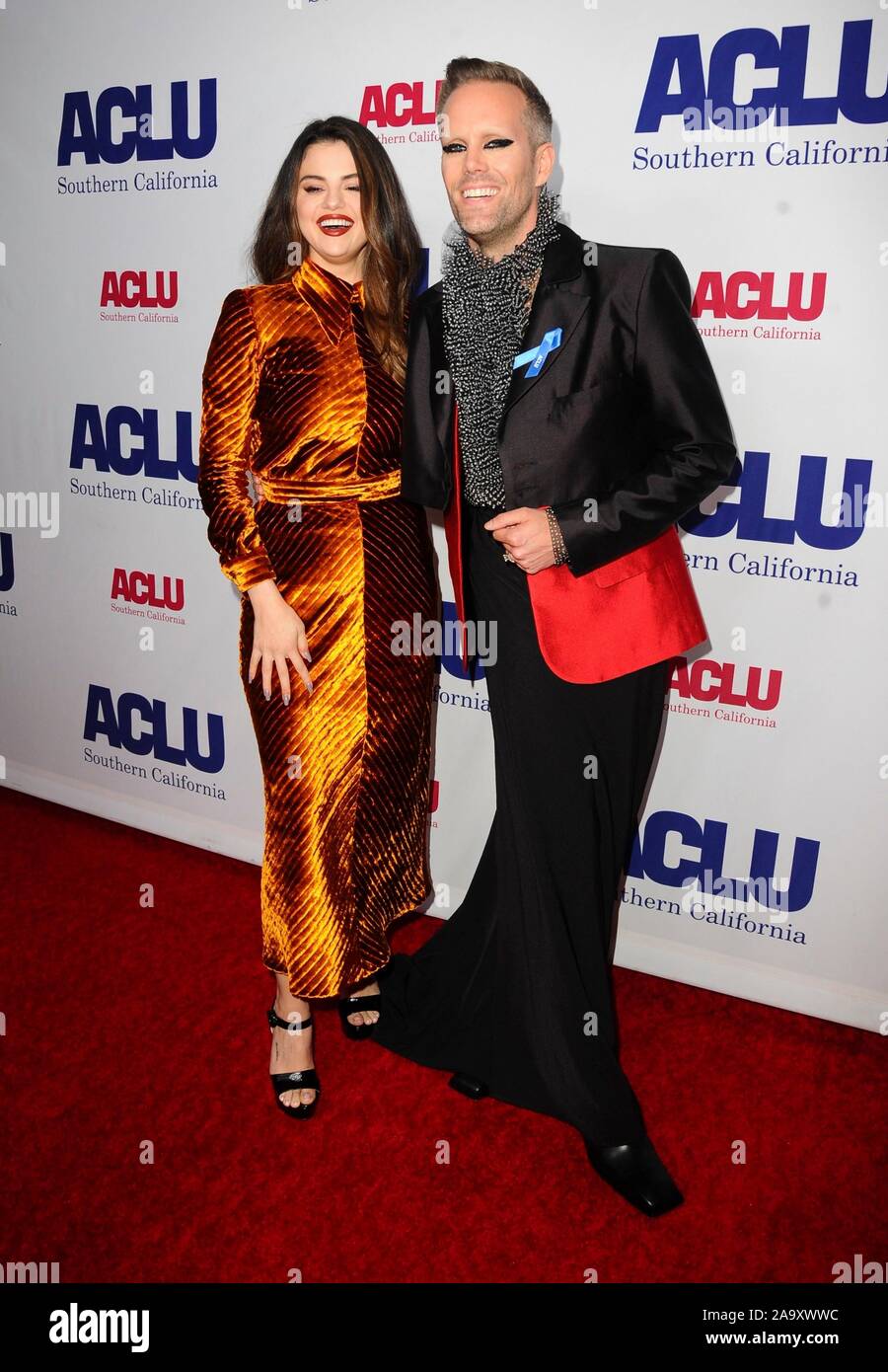 Beverly Hills, CA, USA. 17th Nov, 2019. Selena Gomez, Justin Tranter at ...