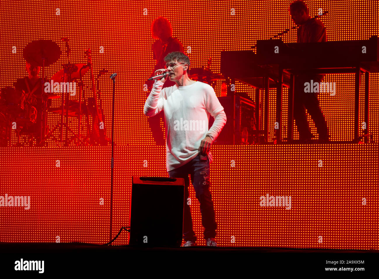 A-HA in concert Stock Photo - Alamy