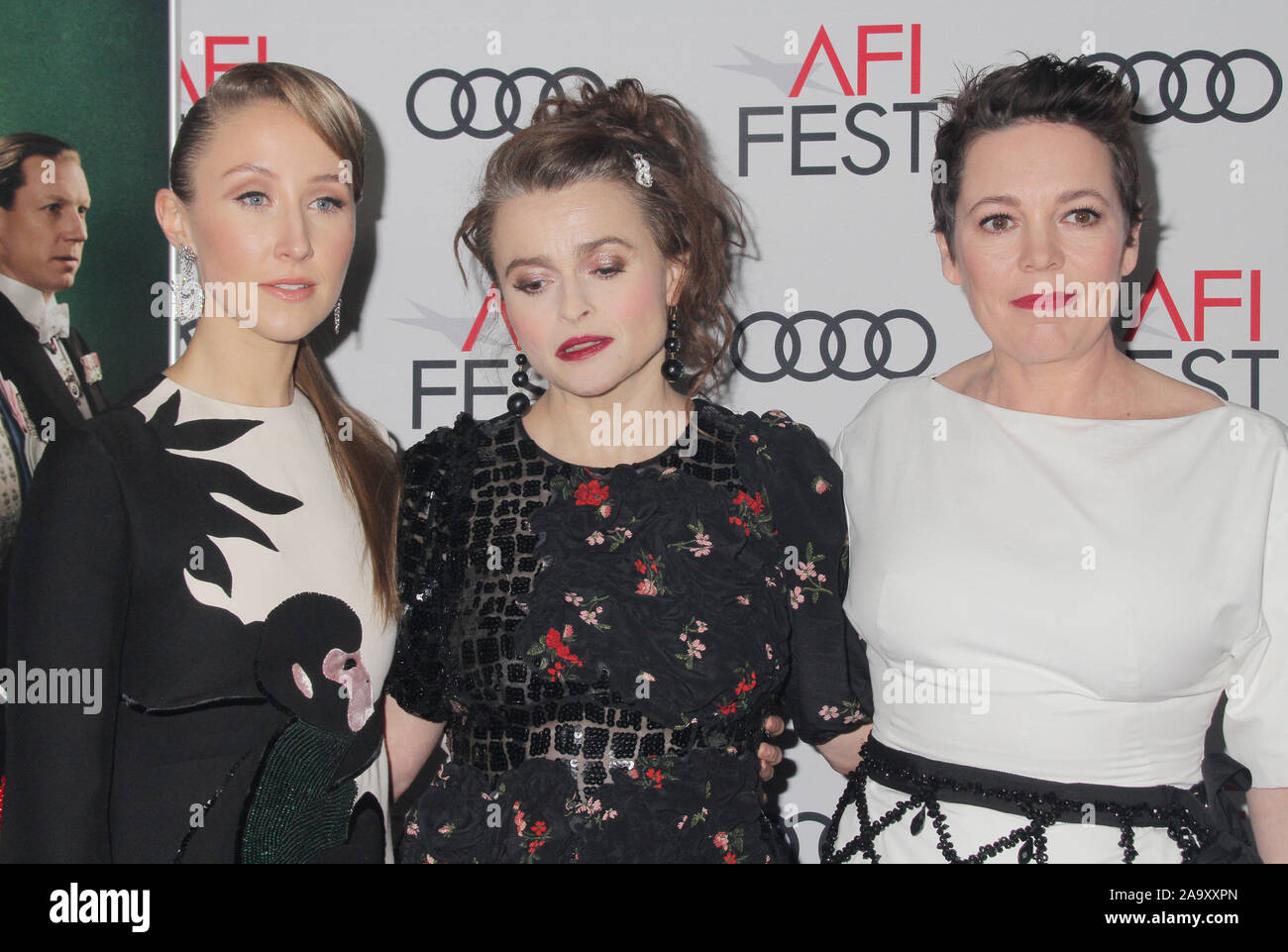 Los Angeles, USA. 16th Nov, 2019. Erin Doherty, Helena Bonham Carter ...