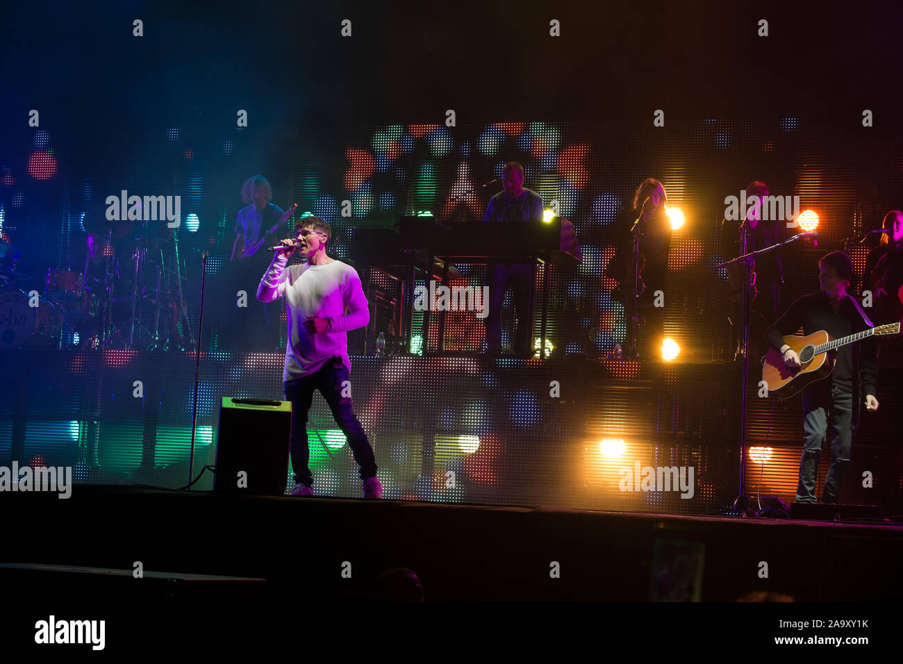 A-HA in concert Stock Photo - Alamy