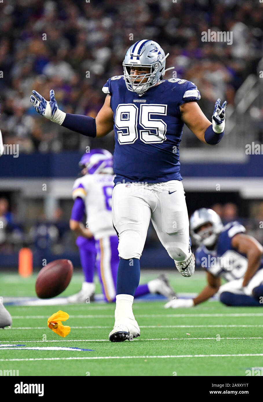 Nov 10, 2019: Dallas Cowboys defensive end Christian Covington #95 ...