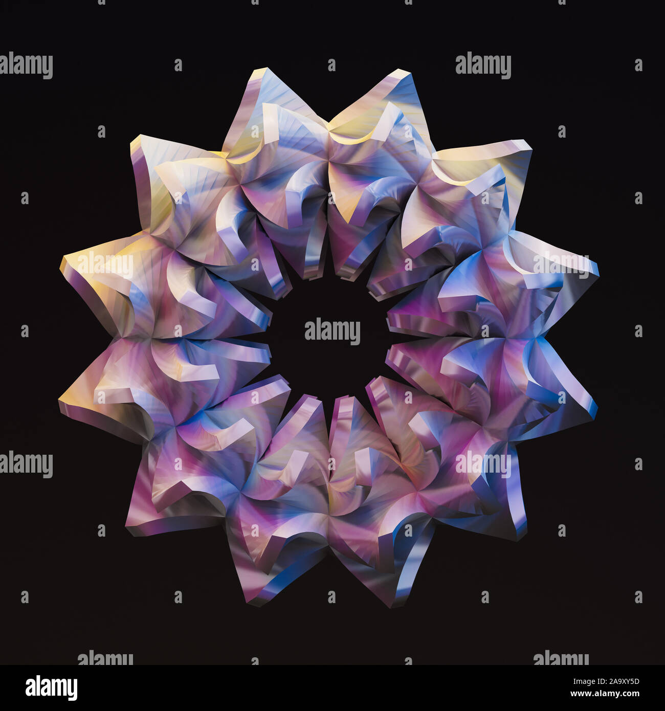 Abstract form. 3d rendering, 3d illustration Stock Photo - Alamy