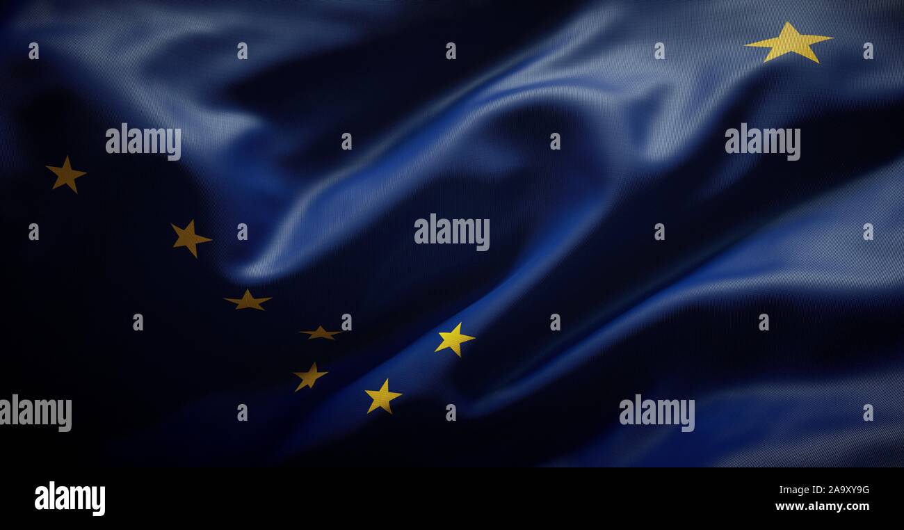 Alaskan Flag. (Alaska Stock Photo - Alamy