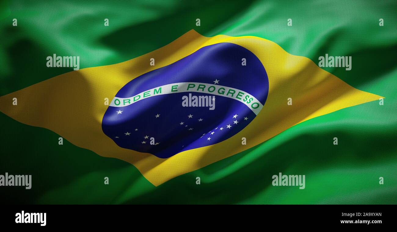 Brazilian flag. Brazil Stock Photo - Alamy