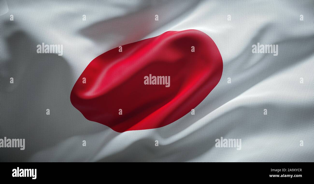 Japanese flag. Japan Stock Photo - Alamy