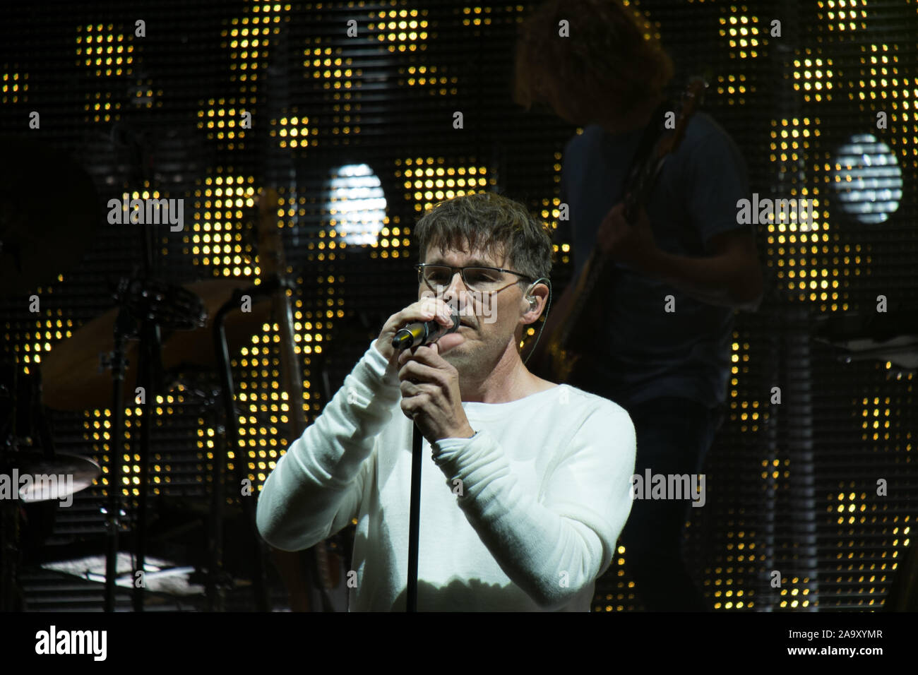 A-HA in concert Stock Photo - Alamy